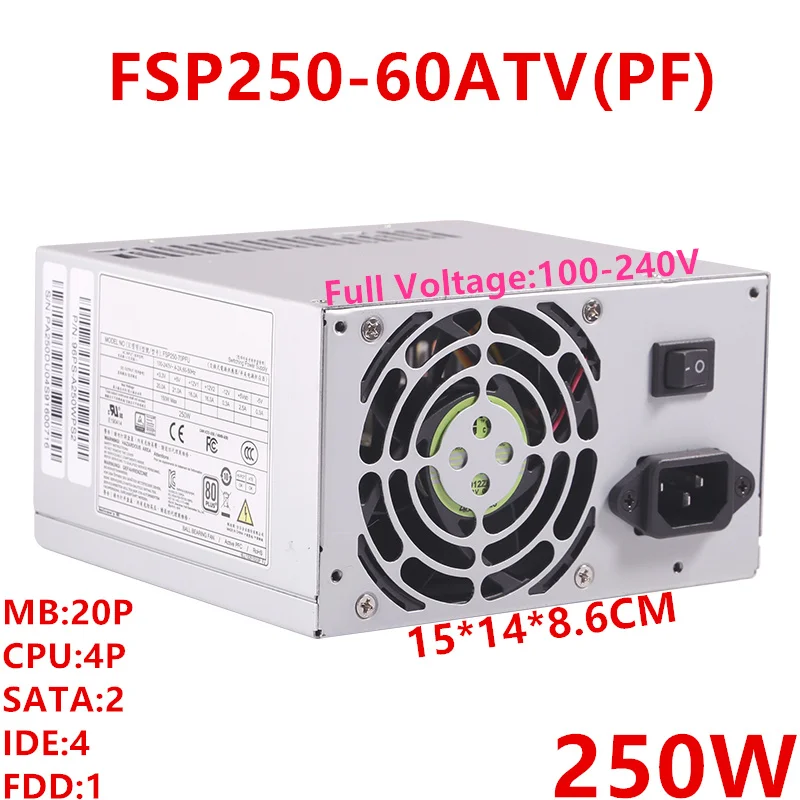 Original PSU For FSP Advantech ATX -5V 610L 250W Power Supply FSP250 ...
