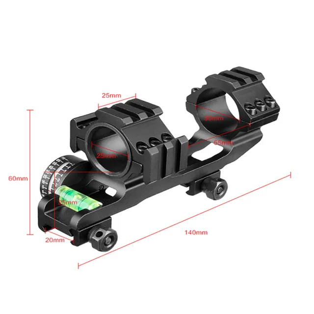 Bubble Level Rifle Scope Mount Hunting Holder Mounts 25.4/30/34/35mm ...