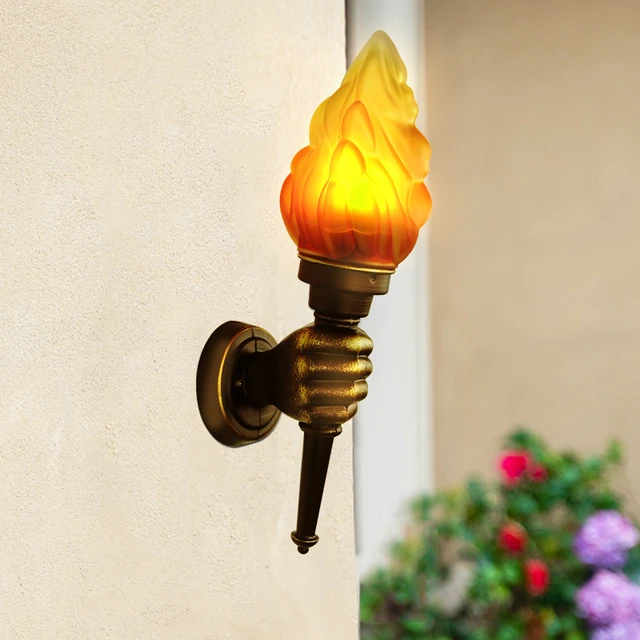 Fire Torch On Wall