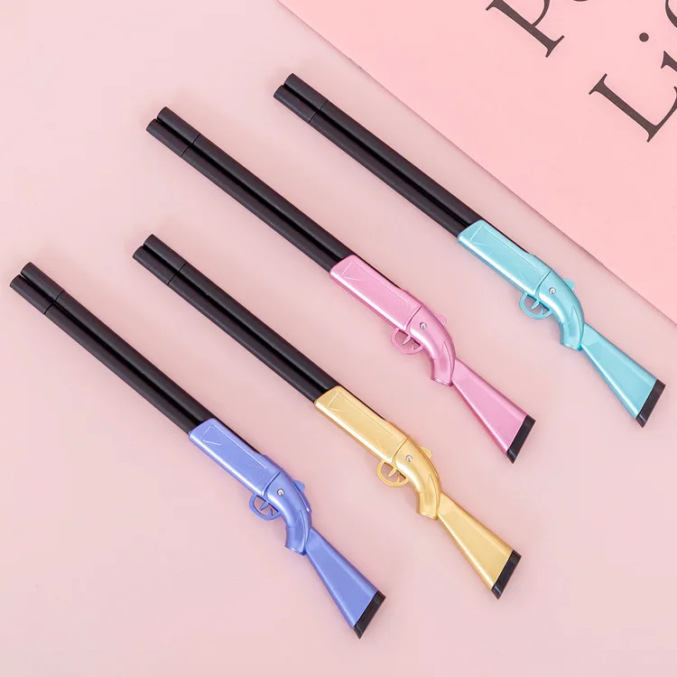 12-Pc-Lot-Double-Barreled-Shotgun-Water-Signature-Gel-Ink-Pen-Creative ...
