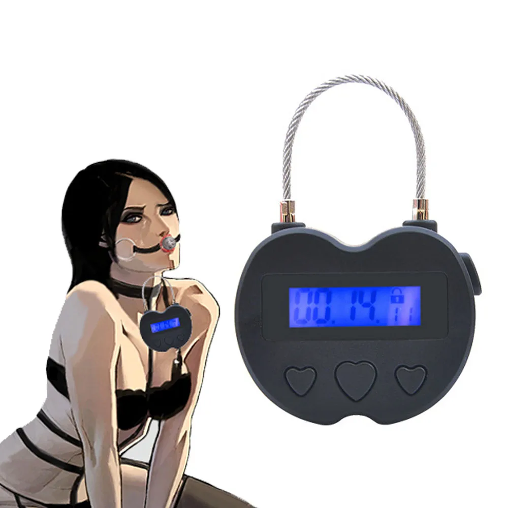 Exvoid Handcuff Collar Timer Sm Bondage Sex Toy For Couples Flirting