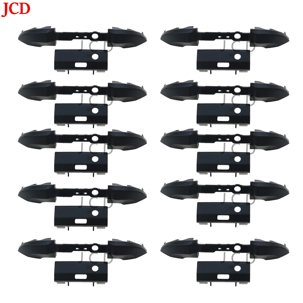 JCD 10 Sets White Black RB LB Bumper Button for XBox Series S X Controller Trigger Surround ...