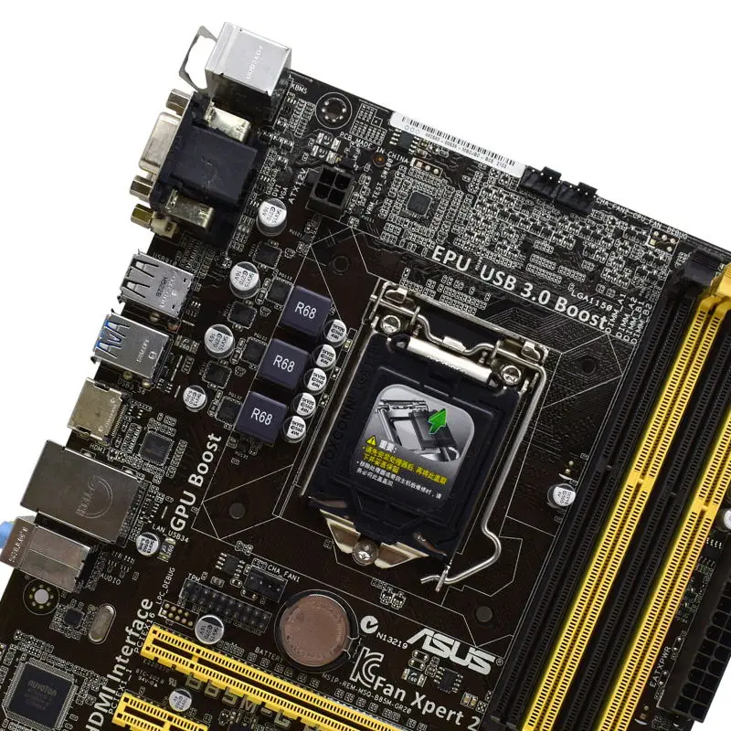 ASUS B85M-G R2.0 LGA1150 Intel B85 B85M Desktop PC Motherboard DDR3 16G ...