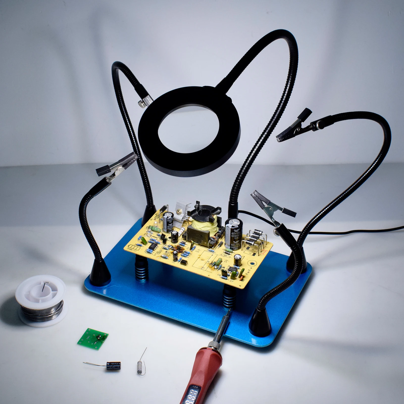 NEWACALOX-Herramienta-de-soldadura-de-tercera-mano-placa-PCB-magn-tica ...