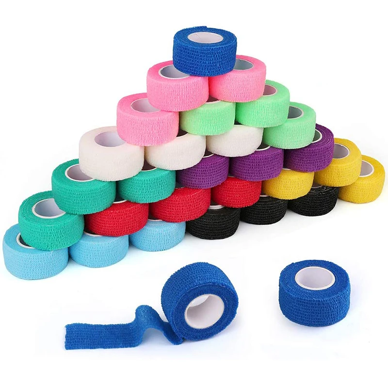 30-Rolls-Sports-Self-Adherent-Wrap-Elastic-Non-Woven-Bandage-Wrap-First ...