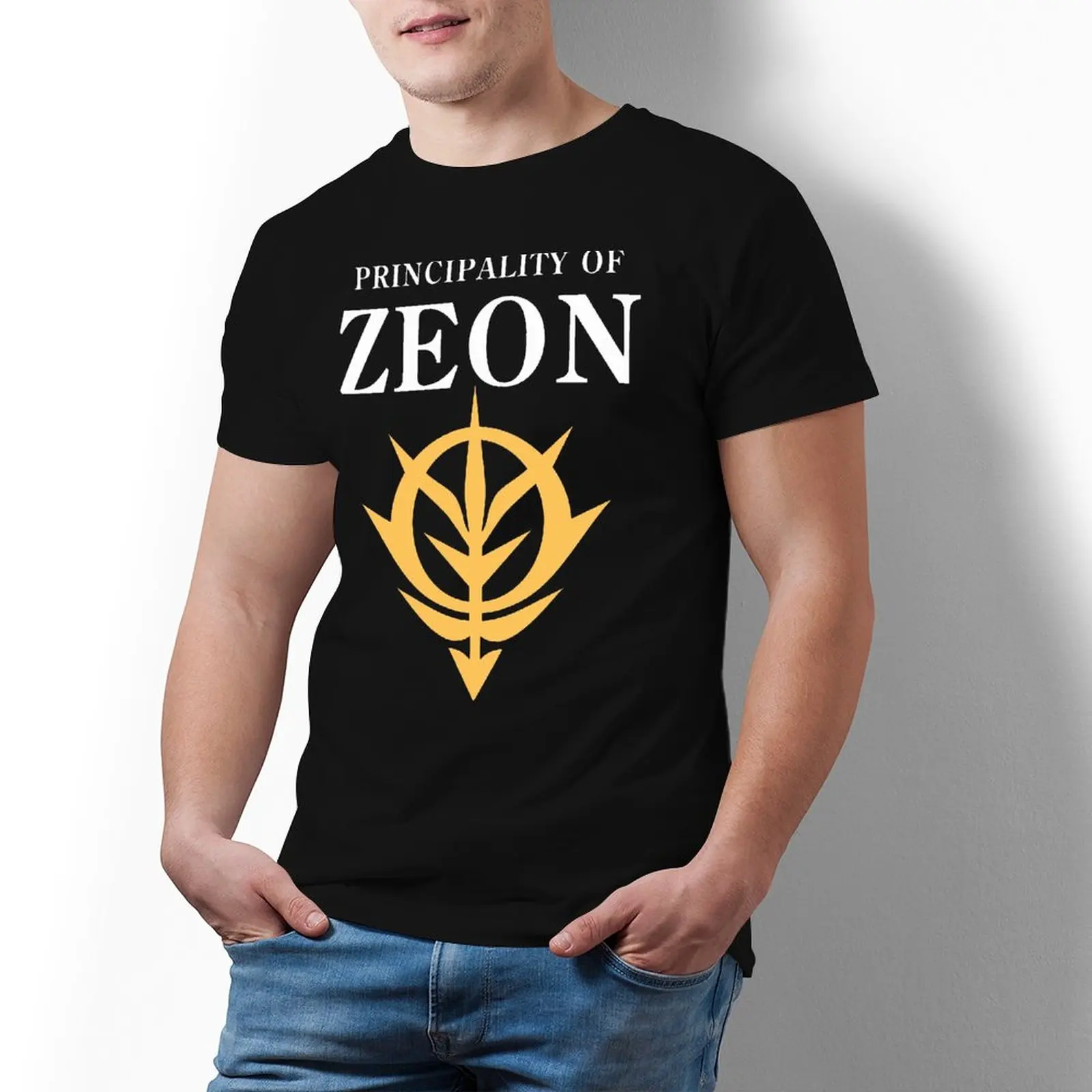Bandai Gundam Char Principality of Zeon Neo Zeon T Shirt Manga Male Fun ...