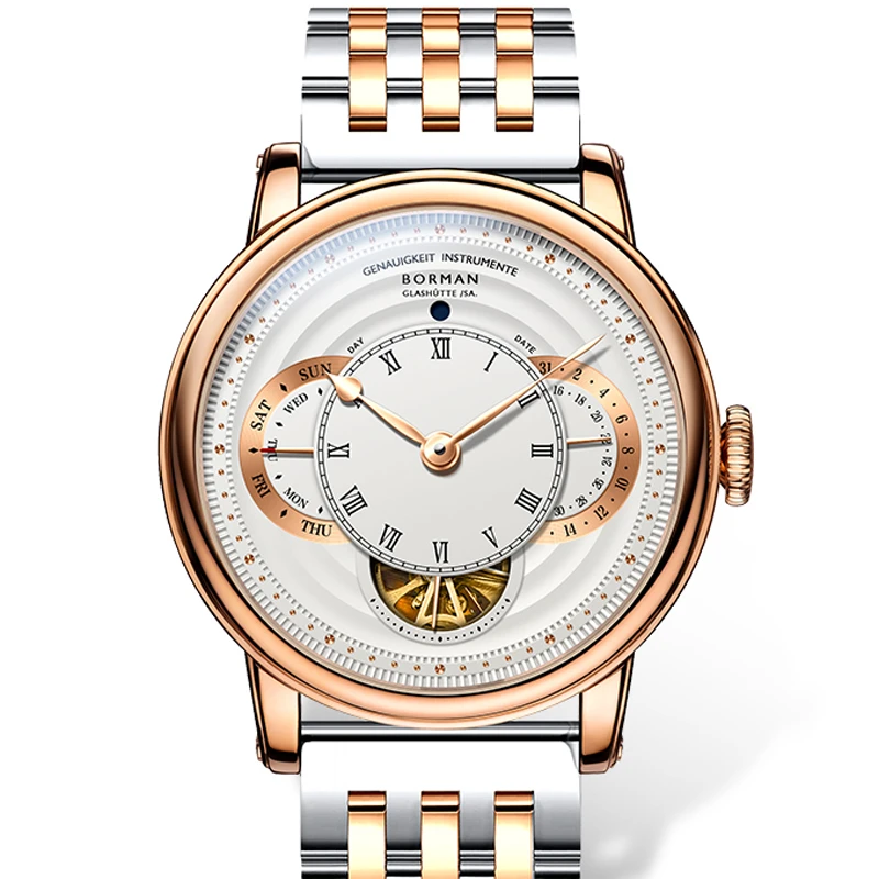 Switzerland Luxury Brand BORMAN Automatic Mechanical Men's Watches ...