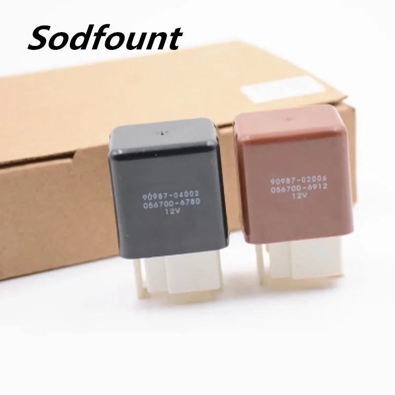 1pcs Car headlight relay 12V 4pin 12V 5pin 90987 Auto relay|Relays ...