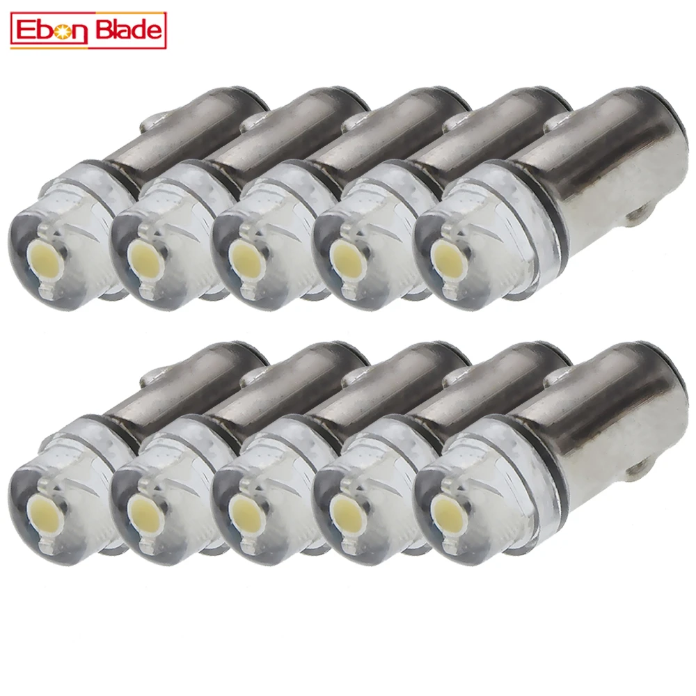 10pcs Ba5s 5mm Mini Led Bulb Cob Warm White Lamp Super Bright 12v-22v ...