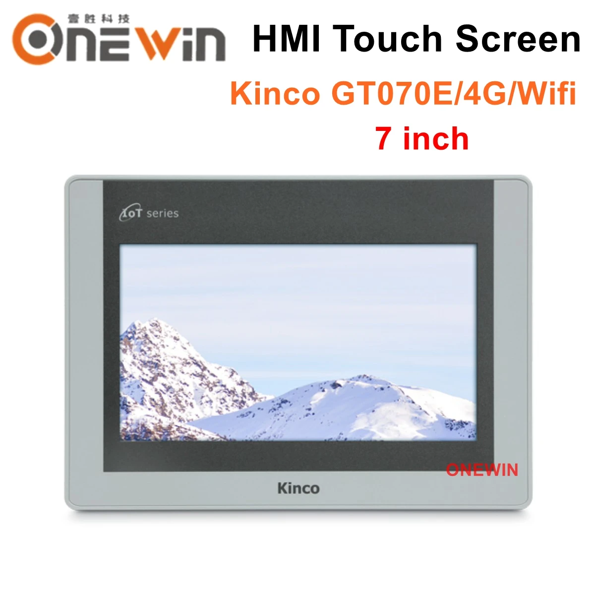 Kinco 4g wifi hmi tela de toque gt070e GT070E 4G GT070E WiFi ethernet iot série suporte remoto 7 ...