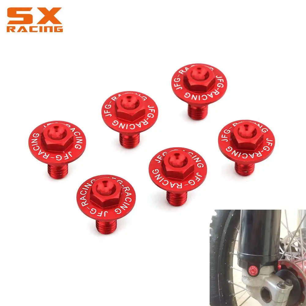 Front Fork Guard Bolt Screws For Honda CR 125R 250R CRF250R CRF250X ...