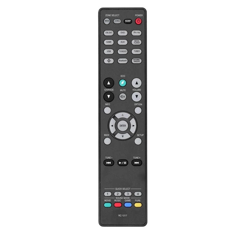 New Remote Control For Denon Avr-s540bt Avr-x550b Avr-e400 Avr-x1400h ...