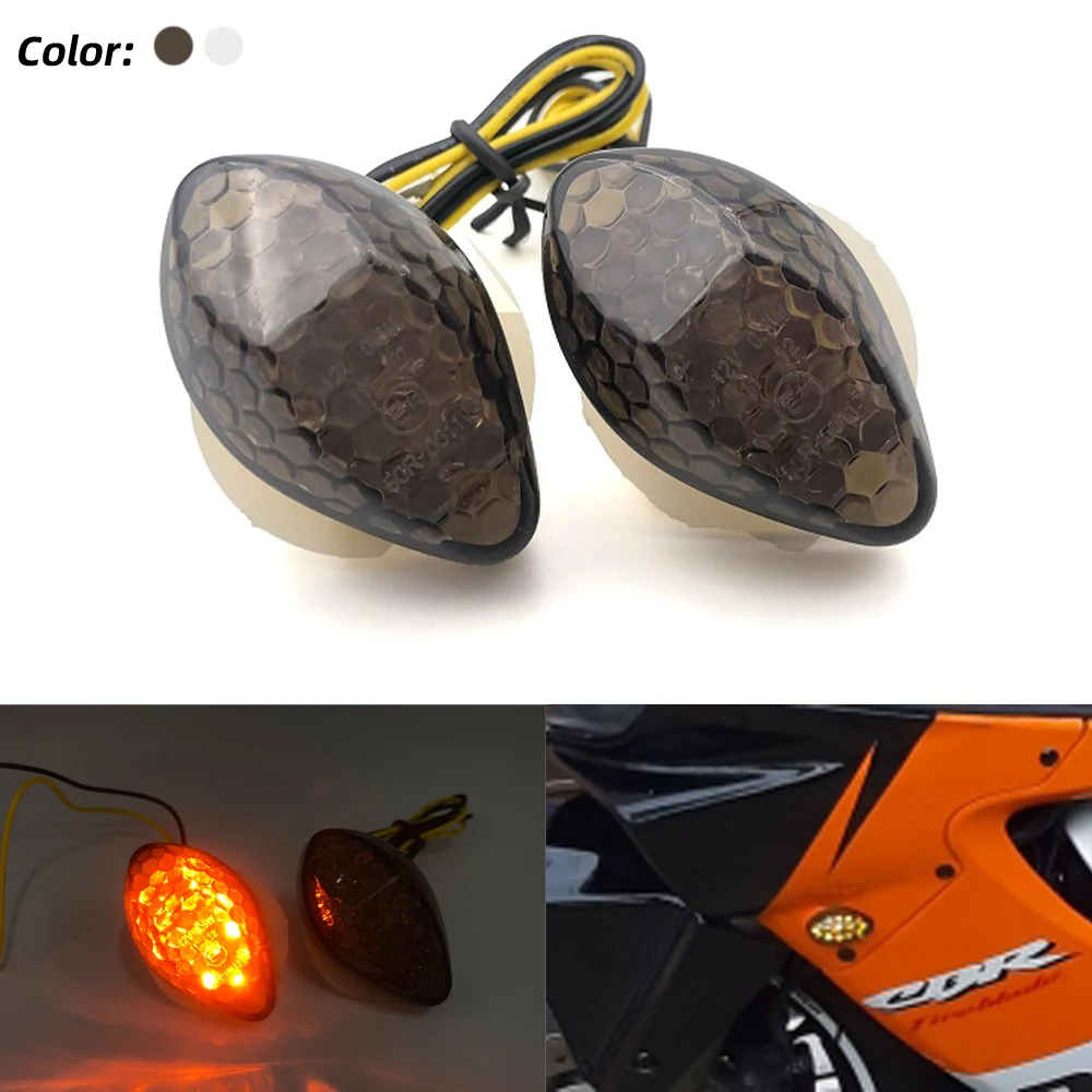 REALZION Indicatori di direzione Luce CBR600RR Moto LED Montaggio A ...