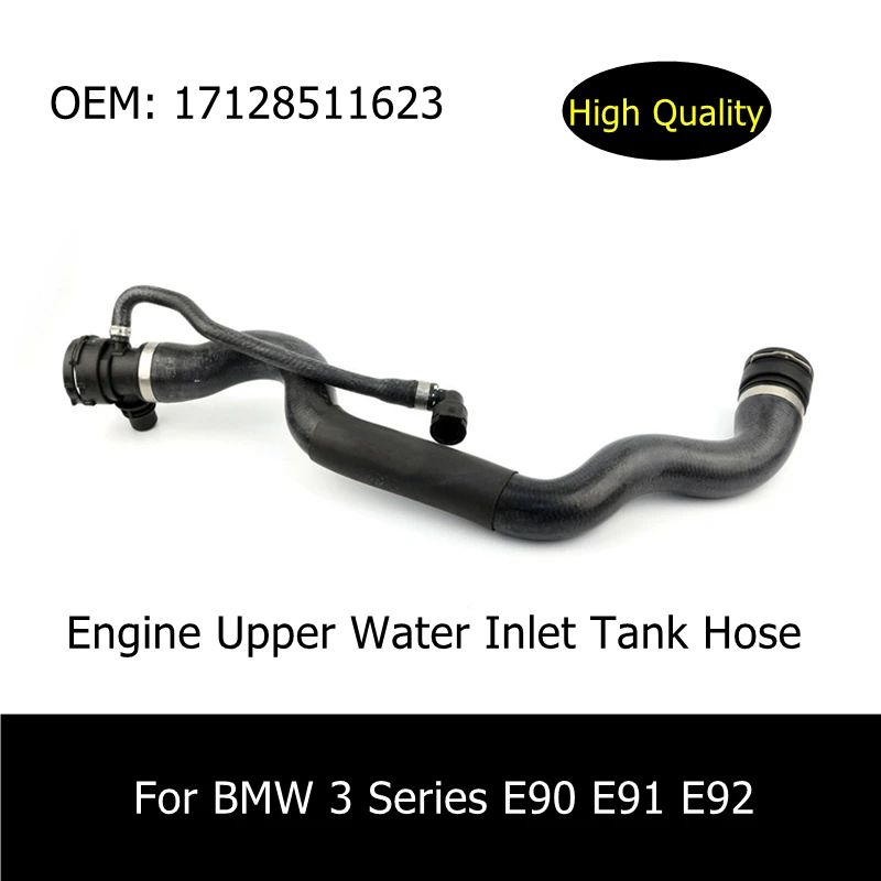 17128511623-Engine-Upper-Water-Inlet-Tank-Hose-For-BMW-3-Series-E90-E91 ...