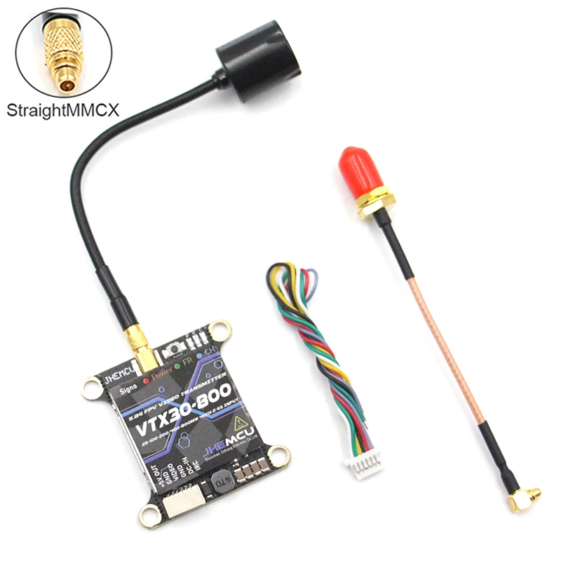 JHEMCU VTX30-800 5.8G 40CH M3 PitMode 25mW 100/200/400/800MW Adjustable ...