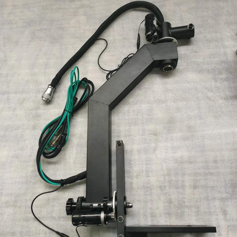 Pro 12 Meters Camera Jib Crane Pan head Control System Two axis Canon ...