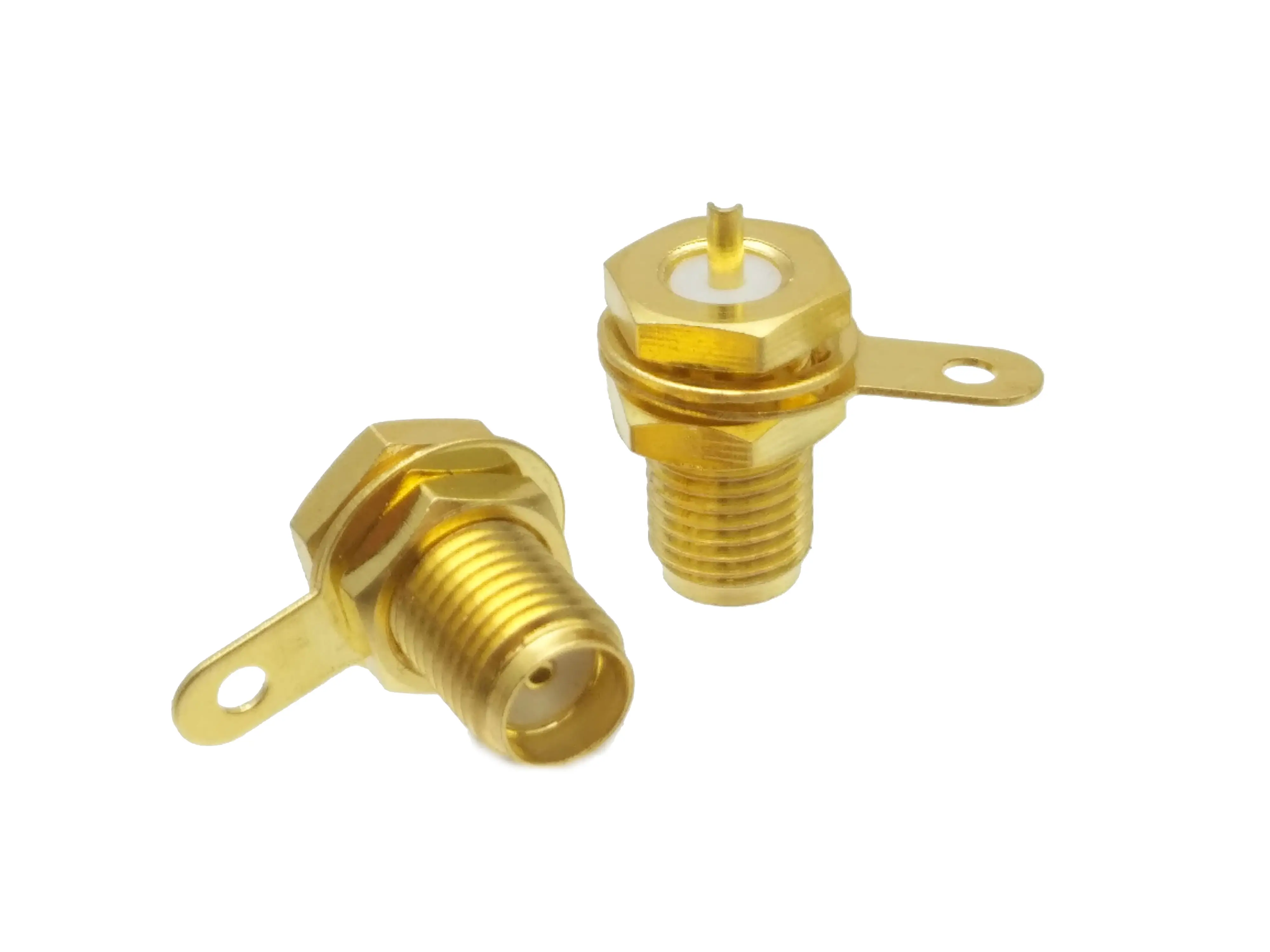 1Pcs-Connector-SMA-female-jack-nut-bulkhead-vertical-surface-seal-RF ...