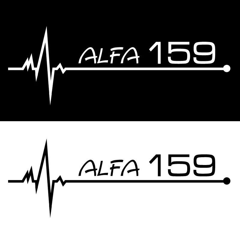 1pcs Car styling Auto Windows Sports Racing Sticker Decal For alfa ...