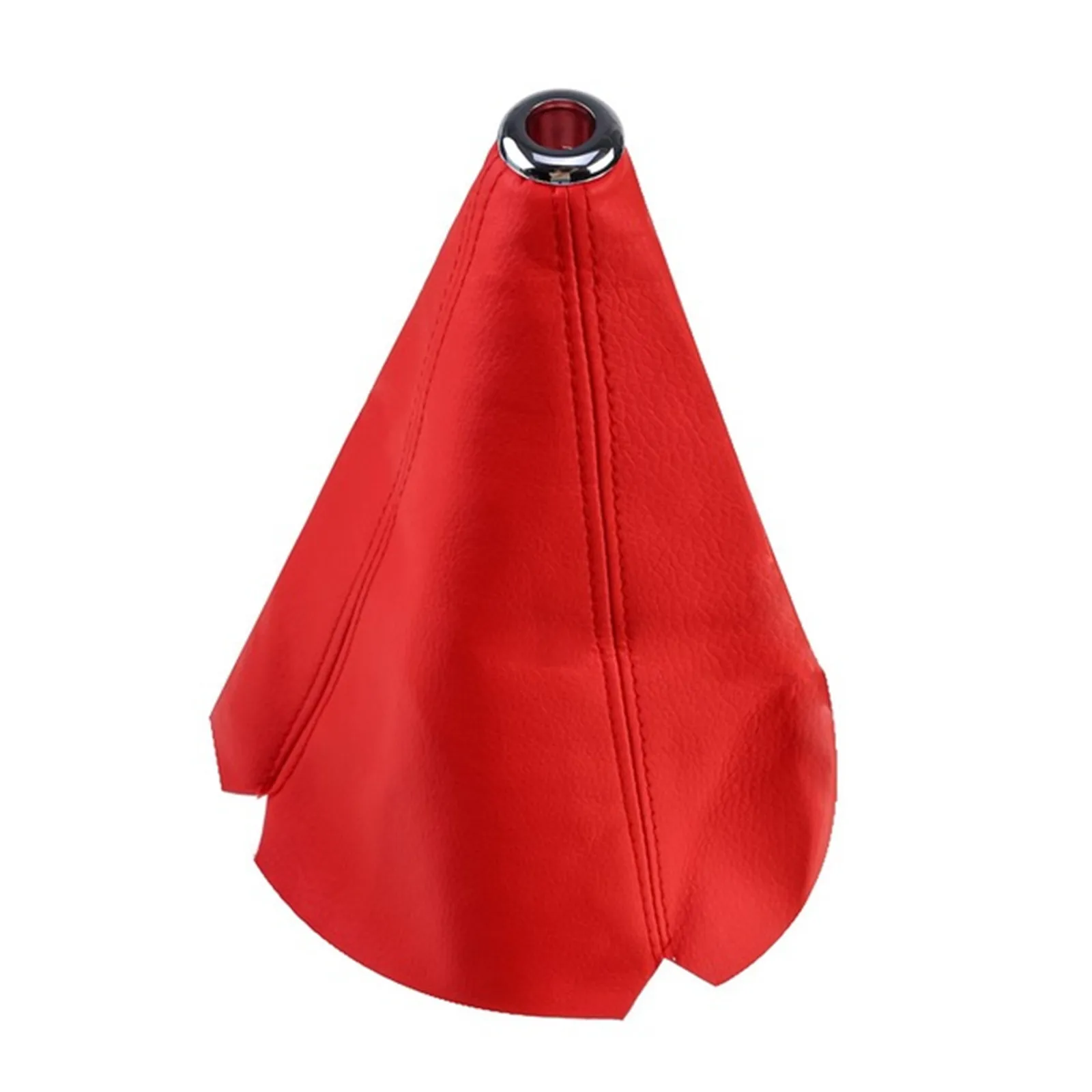 Red-Yellow-PU-Leather-Gear-Shift-Collars-Car-Hyper-Fabric-Gear-Shift ...