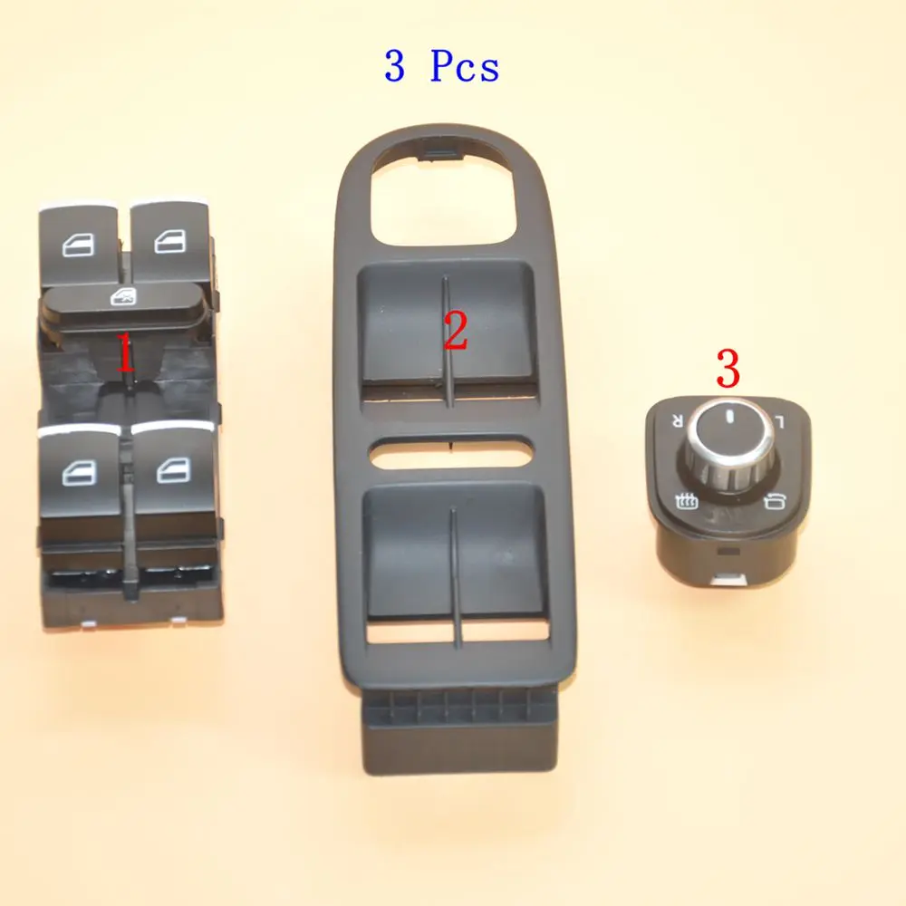3 Pcs Oem Window Lift Switch Rear View Mirror Switch And Switch Box For ...