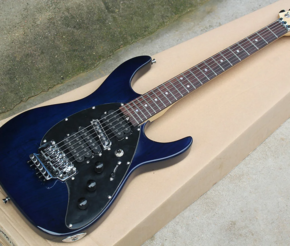 Dark Blue Electric Guitar