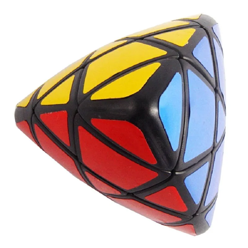 Lanlan Mastermorphix Magic Cube Puzzle Black And White With 4 Colors ...