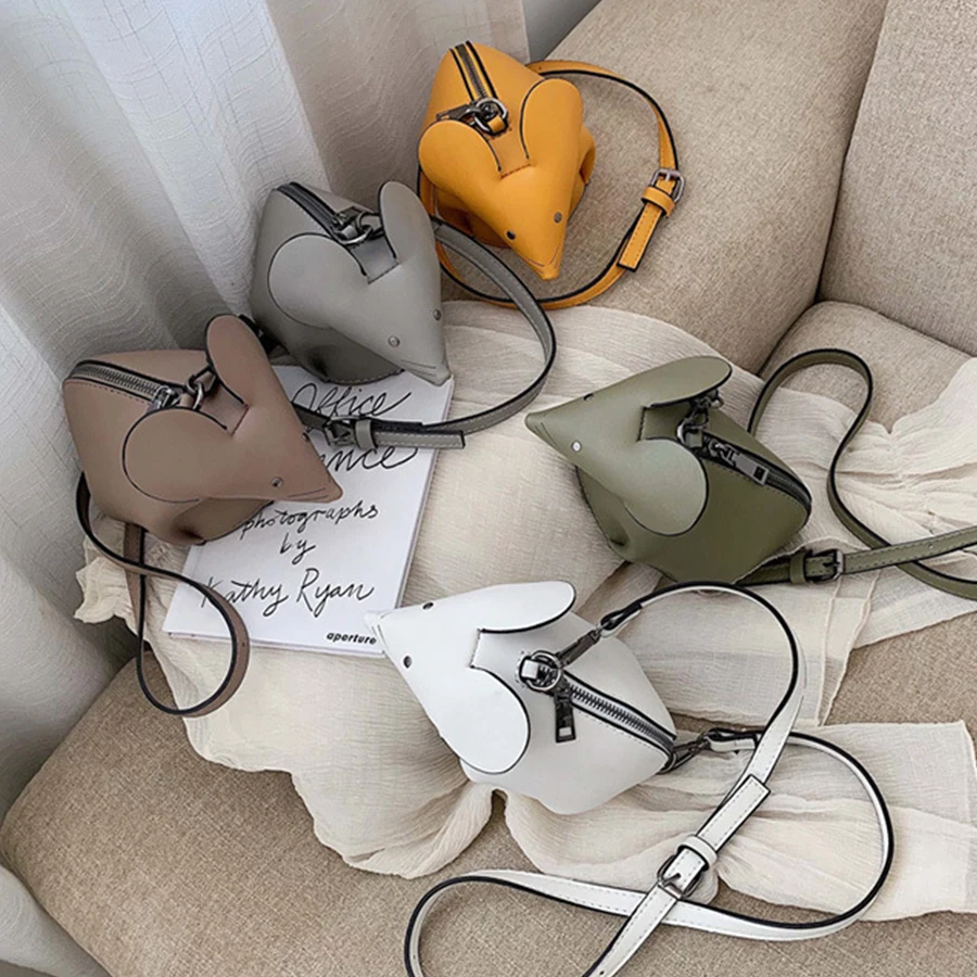 Funny-Mouse-Design-Women-s-Crossbody-Bag-Cute-Small-Animal-Shaped ...