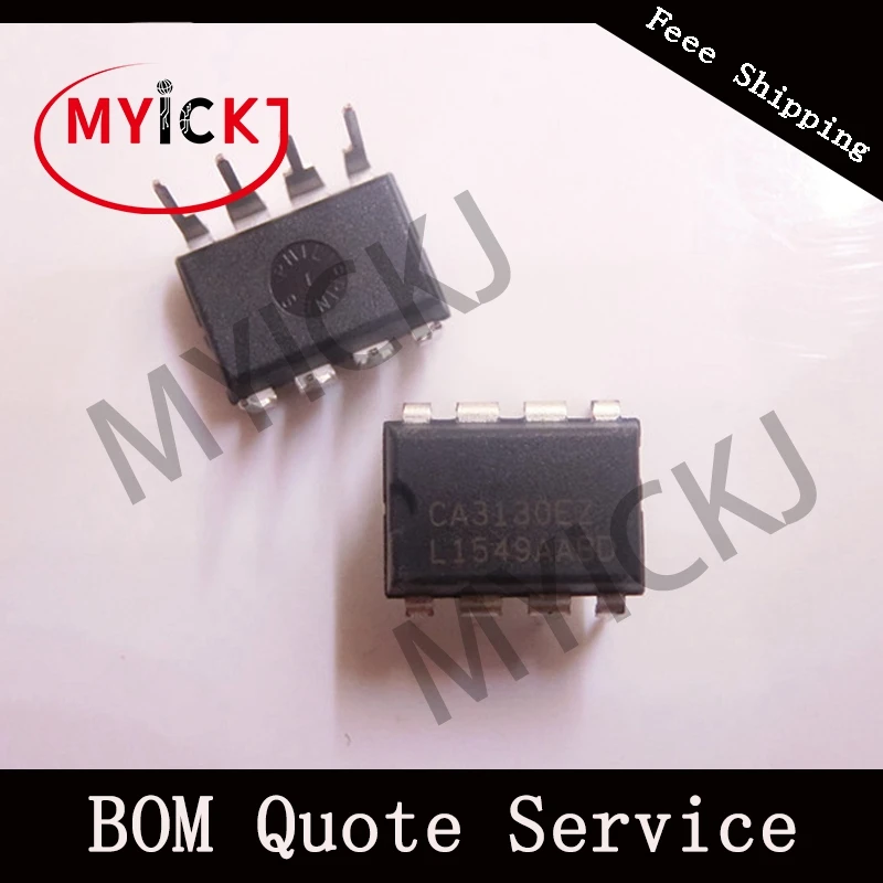 10 pcs ca3130ez dip 15 mhz, bimos 연산 증폭기, mosfet 입력/cmos 출력 ic 칩 dip8|LED 칩| - AliExpress