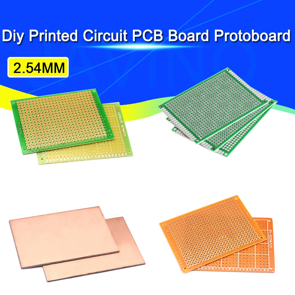 5pcs 4x6 5x7 6x8 7x9 Double Side Prototype Pcb Universal Printed ...