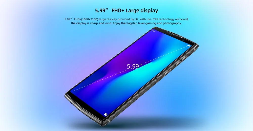Doogee N100 мобильного телефона 10000 мА/ч, Батарея 5,9 дюймов FHD+ ...
