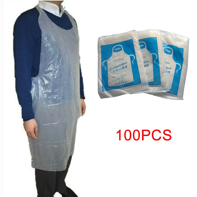 100pcs-disposable-apron-waterproof-anti-oil-anti-fouling-plastic-apron ...