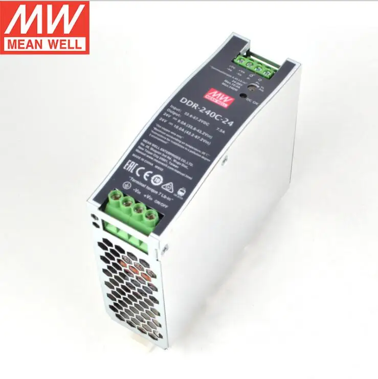 MEAN WELL DDR-240B/C/D Series DC12V 24V 240W DIN Rail Type, 59% OFF