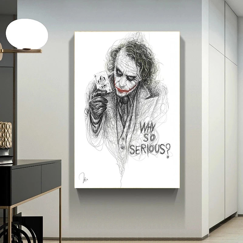 Joker Heath Ledger Why So Serious