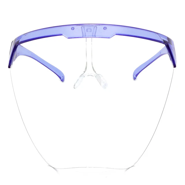 2021 Transparent Protective Mask Full Face Shield Dustproof Goggles ...