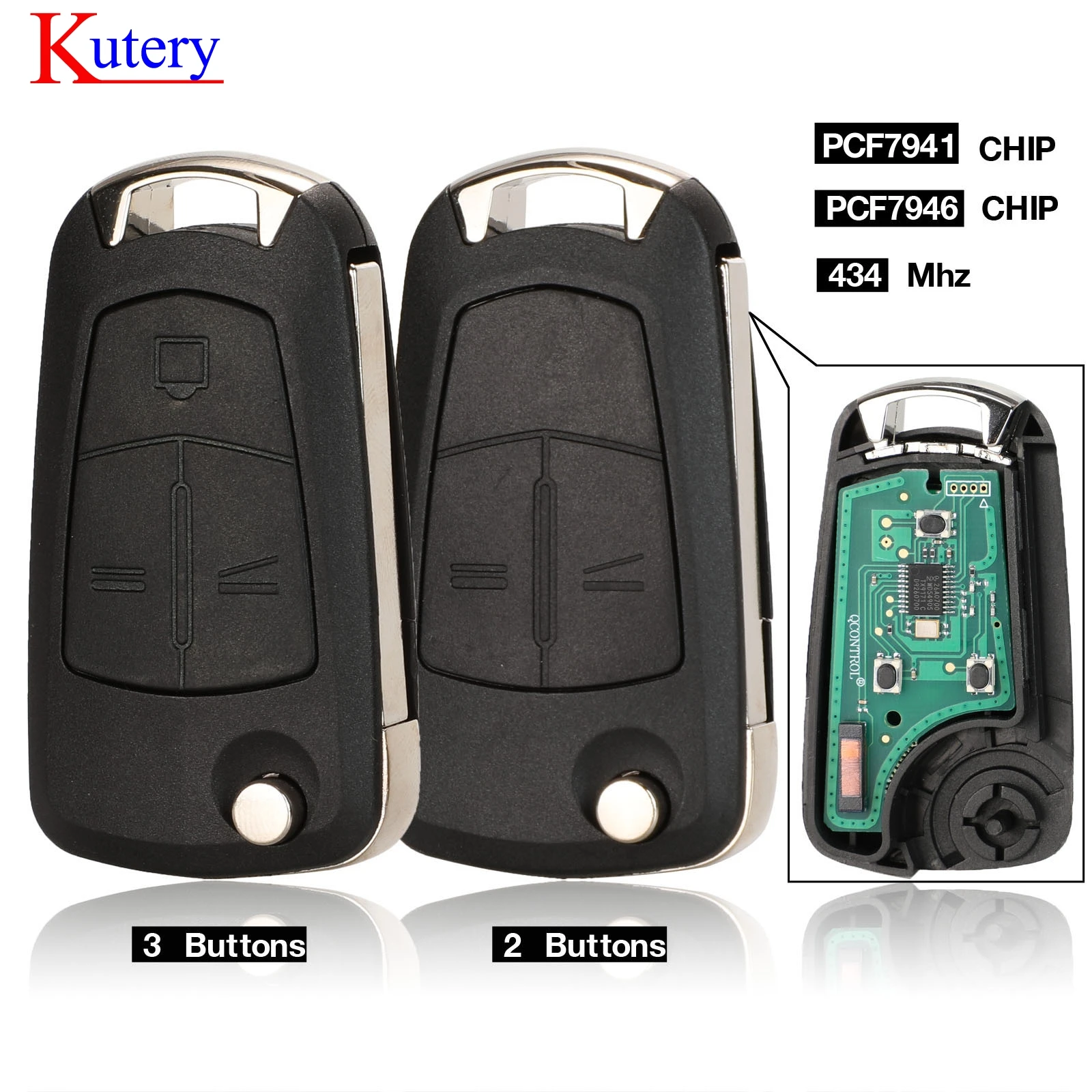 jingyuqin-Car-Remote-PCF7941-Key-Suit-for-Opel-Vauxhall-Astra-H-2004 ...