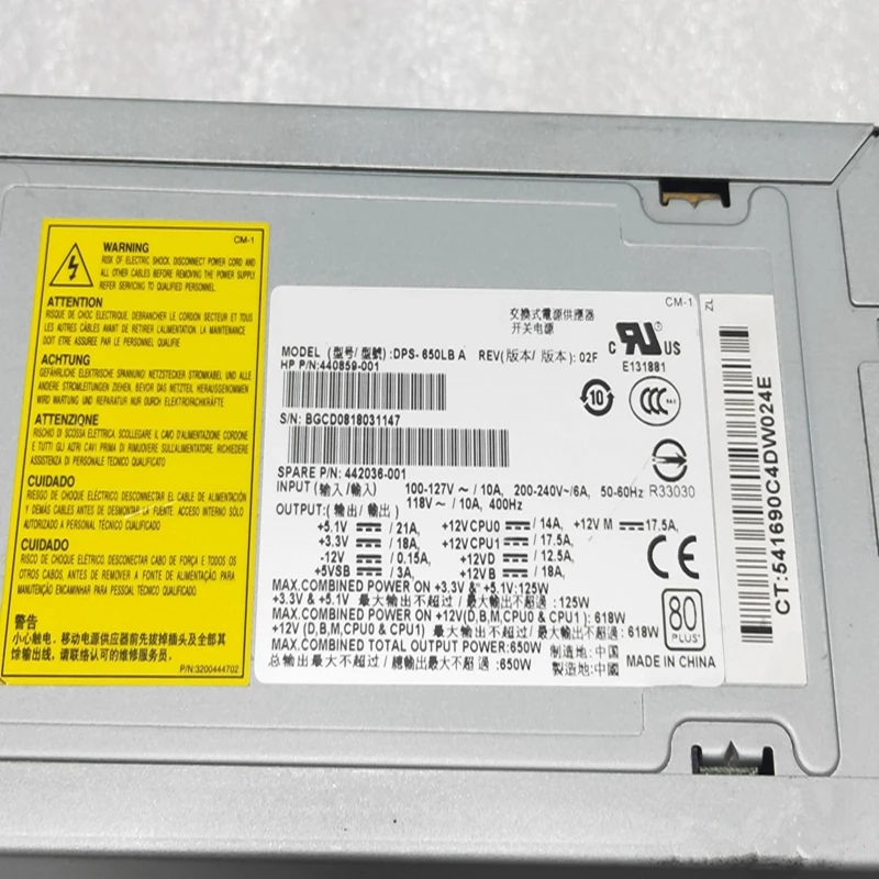 Original PSU For HP XW6600 650W Switching Power Supply 442036-001 ...