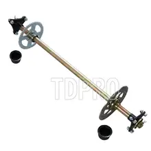 Complete Rear Back Axle Assembly With Carrier Hub 49 110cc ATV Quad ...