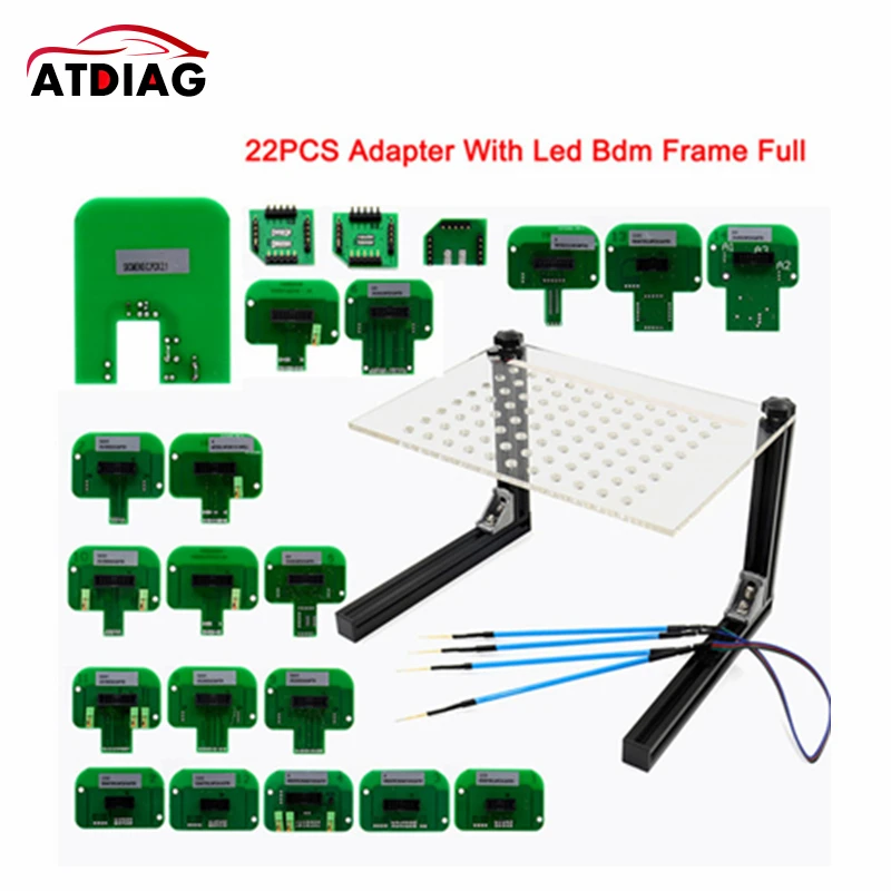 New BDM Frame With Full Adapters For FGTECH V54 BDM Frame Full Sets ECU ...