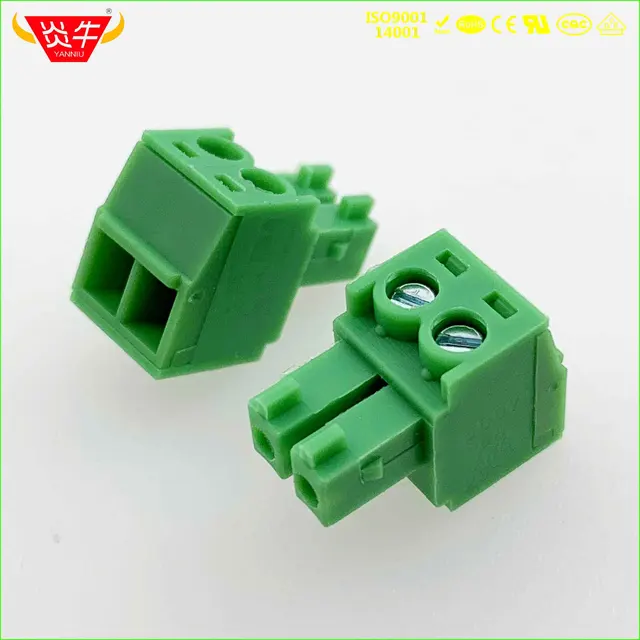 KF2EDGK 3.81 2P ~ 12P PCB TERMINAL BlOCKS 15EDGK 3.81mm 2PIN ~ 12PIN MC ...