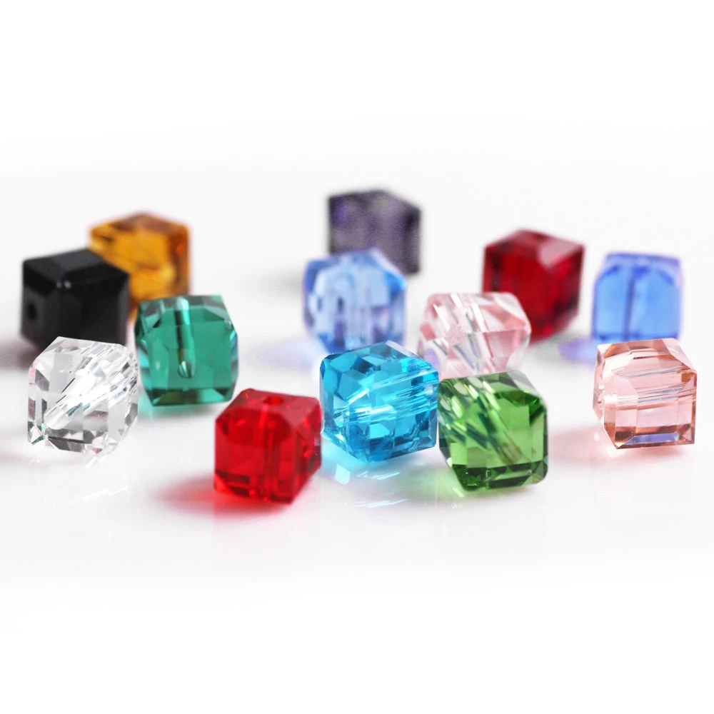 Wholesale Square Beads Chinese Beading 2/3/4/6/8/10mm Faceted Crystal ...