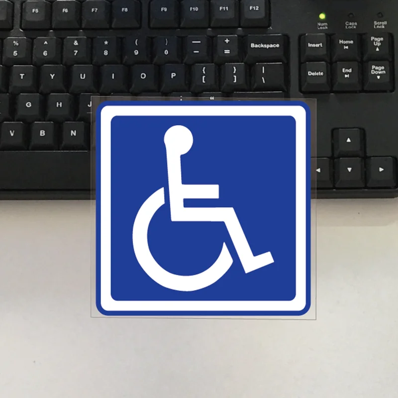 Handicapped Logo Decal Waterproof Reflective Car Sticker|Car Stickers ...