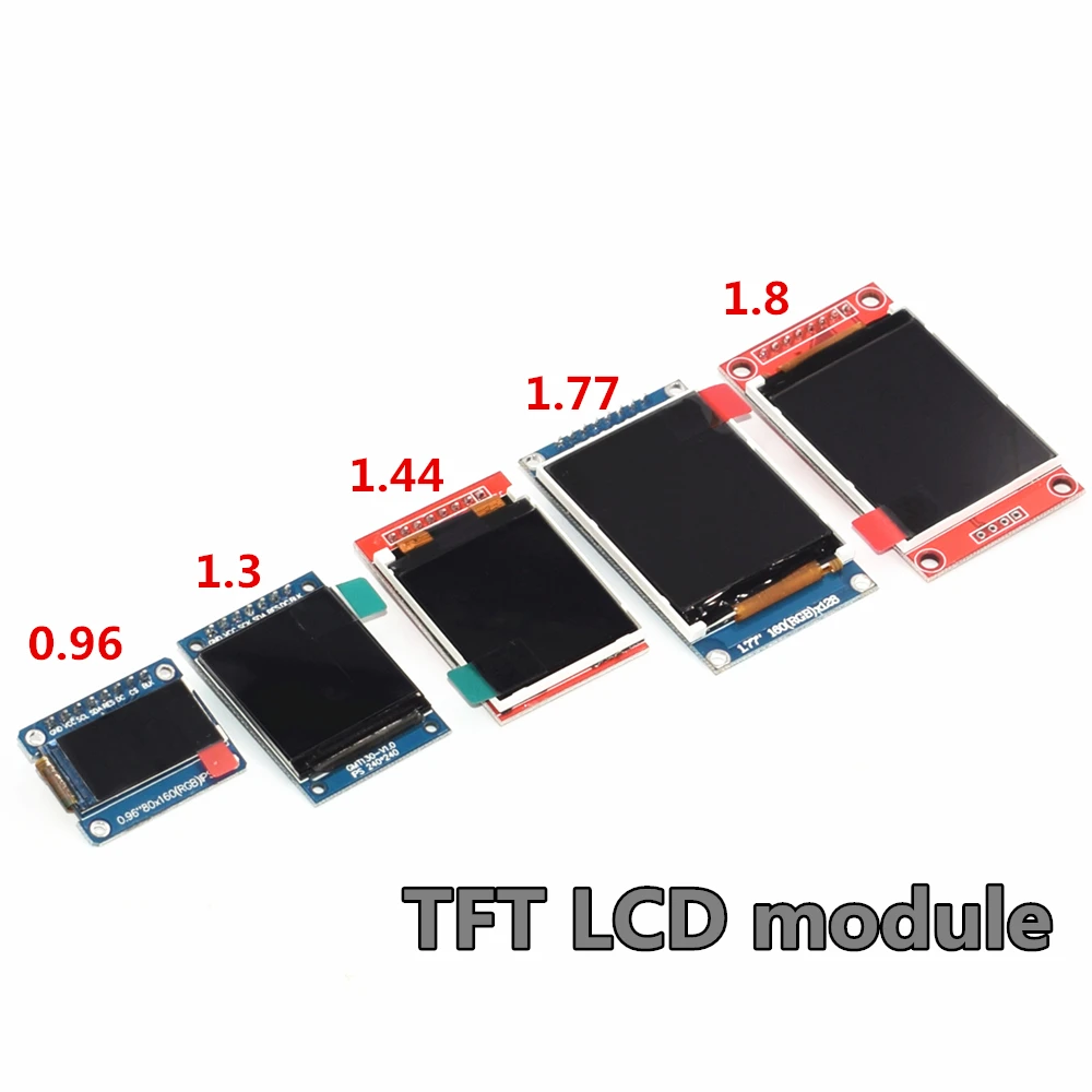 0.96/1.3/1.44/1.77/1.8 Inch Tft Lcd Module Spi Full Color Lcd Module ...