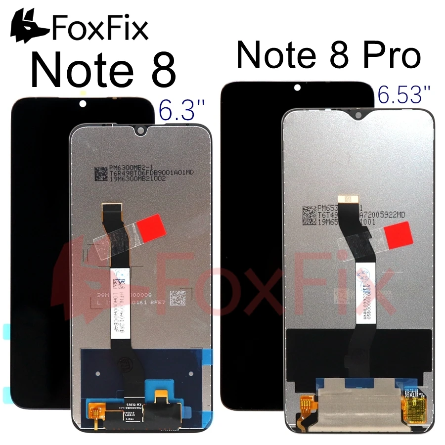 Для Xiaomi Redmi Note8 Note 8 Pro ЖК-дисплей кодирующий преобразователь сенсорного экрана в ...