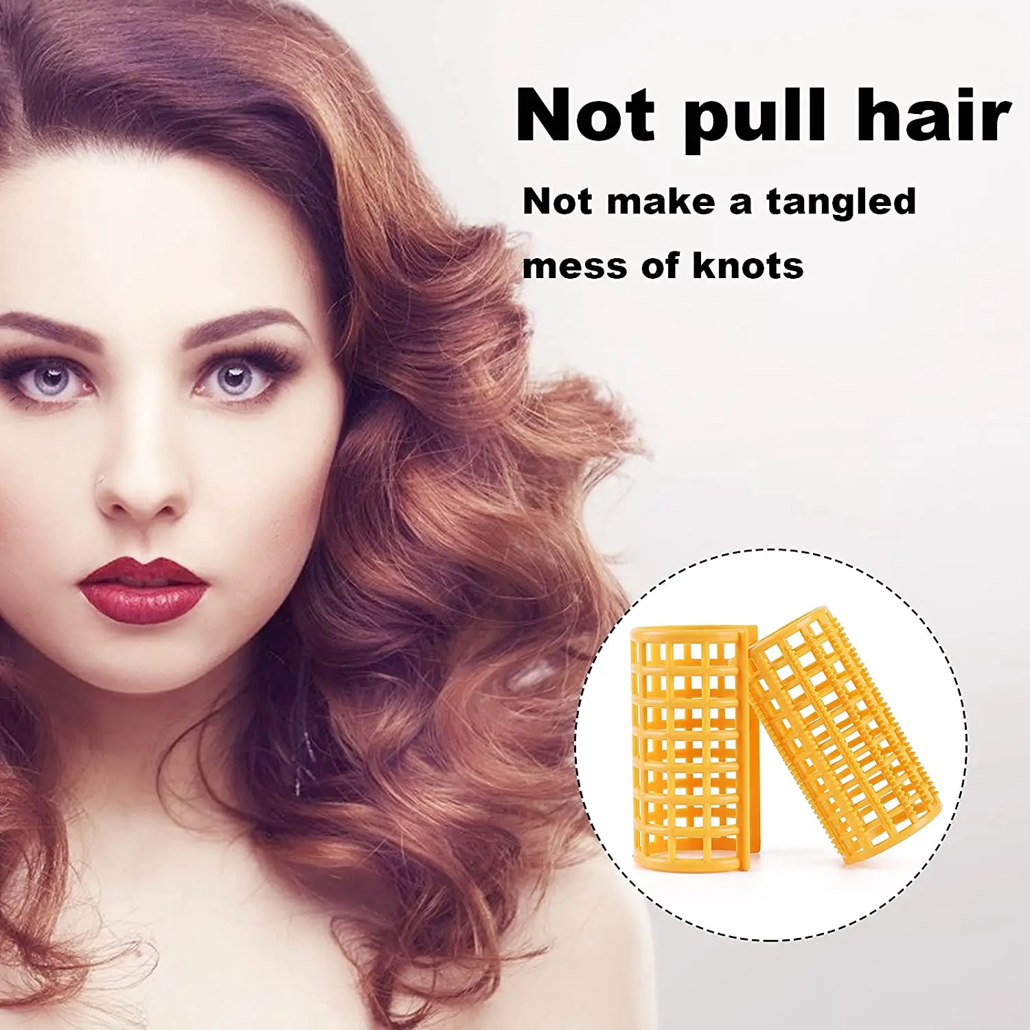 Snap On Plastic Hair Rollers