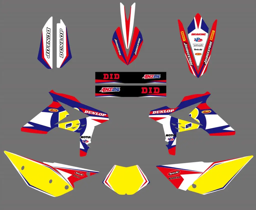 Motorcycle Graphics Decal Sticker Deco For Beta RR 2T 4T 125 200 250 ...