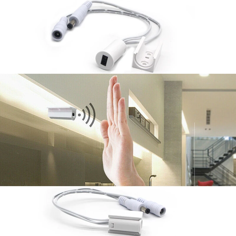 3528 LED Strip Switch DC5-24V LED Hand Wave Motion Sensor IR Sensor ...