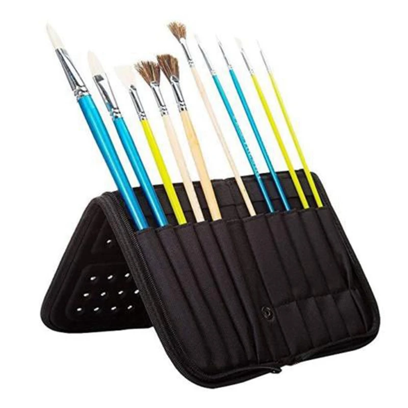 Artist-Paint-Brush-Holder-Zippered-Brush-Case-for-Oil-Acrylic ...