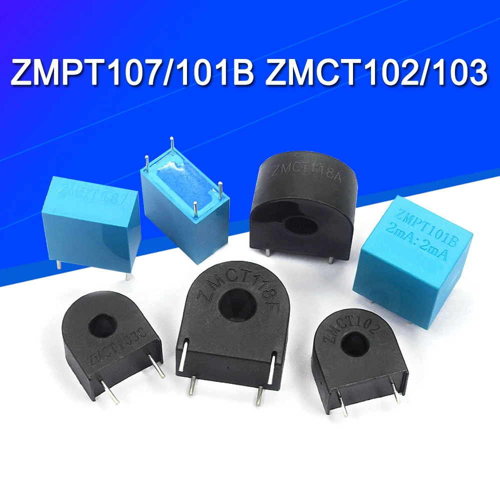 ZMPT107/101B ZMCT102/103/118 5A/5MA 2mA 2mA/2mA Precision Phase voltage ...