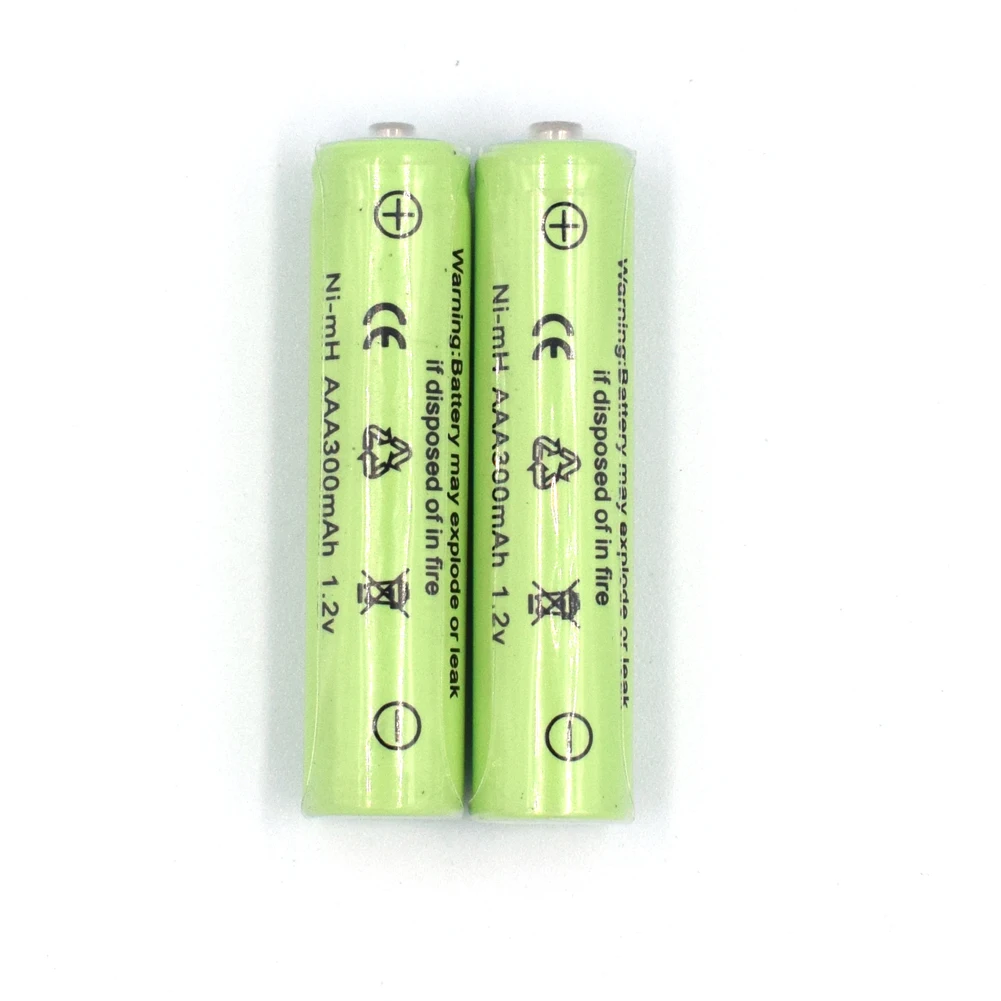 Batería recargable para luz Solar Led, pila de 1,2 V AAA, 300mAh, 3A ...