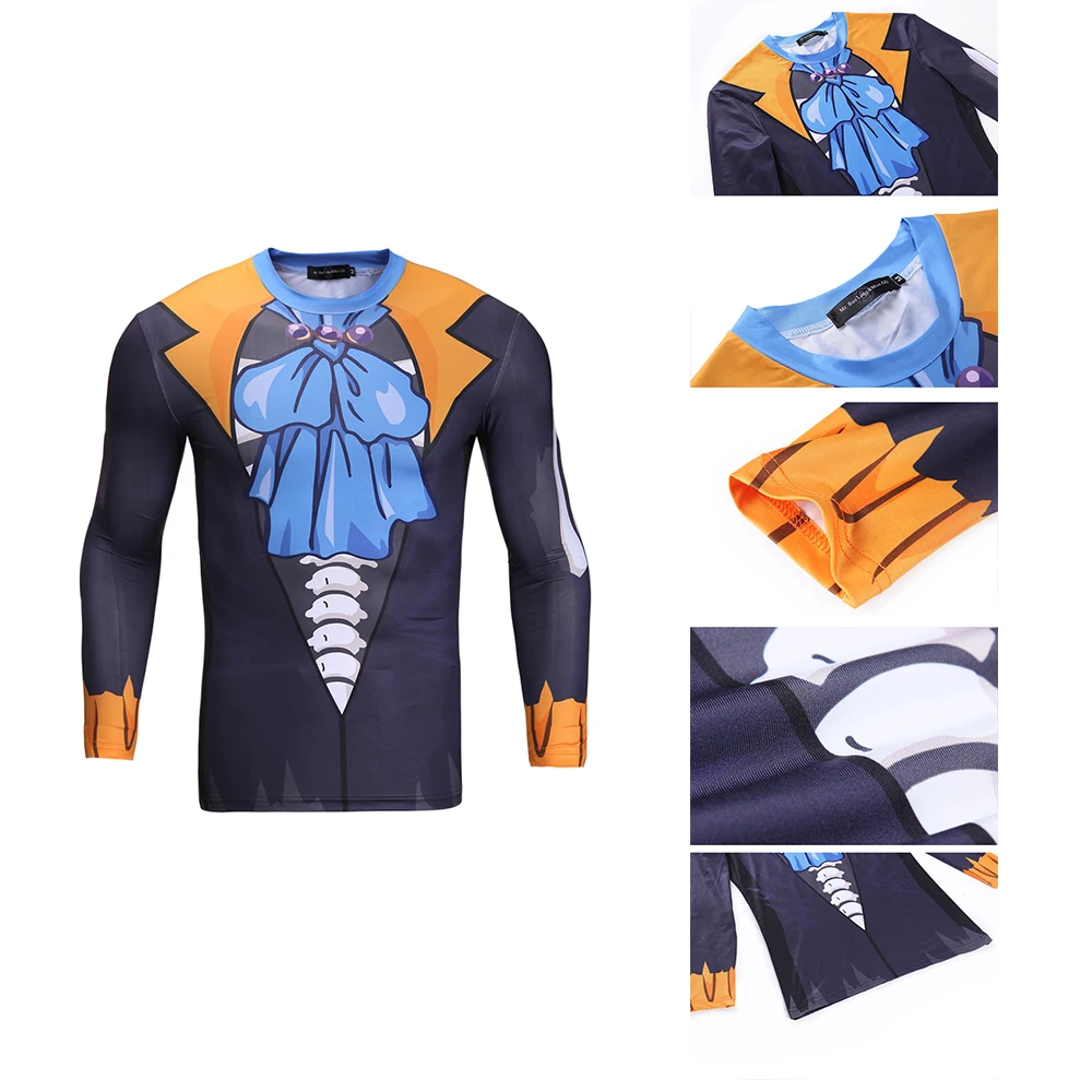Anime Dragon Ball Z One Piece Brook Shirt Cosplay Costume - AllCosplay.com